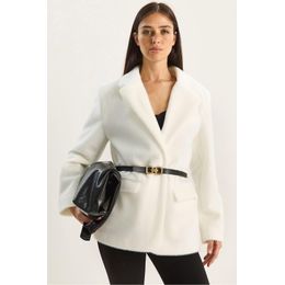 Samtjacke mit G&uuml;rtel