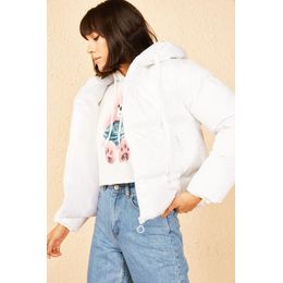 Hooded Puffer-Jacke