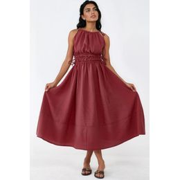 Raffinierter Tr&auml;ger-Midi-Kleid