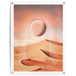 Poster Reinders "W&uuml;ste", braun (farbe bild(er): braun), B:60cm H:80cm T:0,1cm, Leinwand, Bilder, Poster, Outdoor f&uuml;r Garten oder Balkon