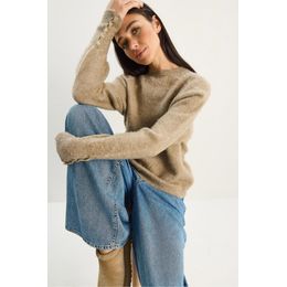 Pullover mit Knopfdetails an den &Auml;rmelb&uuml;ndchen