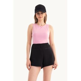 Halterneck Cut-Out Crop-Top