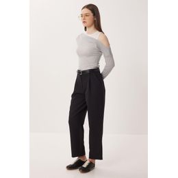 Hochtaillierte Ma&szlig;hose mit G&uuml;rtel