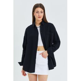 Oversize-Shirt mit Taschendetail