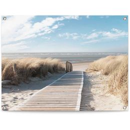 Poster Reinders "D&uuml;nen", beige (farbe bild(er): beige), B:80cm H:60cm T:0,1cm, Leinwand, Bilder, Poster