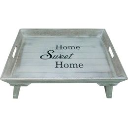 Tablett "Elli, grau", grau, B:48,2cm H:32,3cm T:25,5cm, MDF, MyFlair M&Ouml;BEL & ACCESSOIRES, Tabletts
