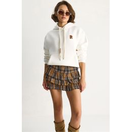 Bestickter Kapuzenpullover