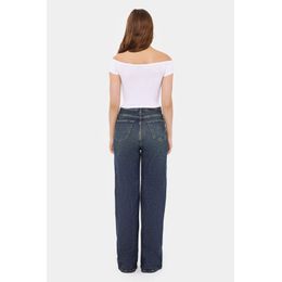 Schulterfreies Crop Top