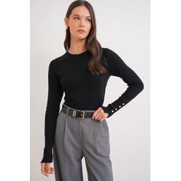 Rundhals Strickpullover