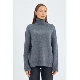 L&auml;ssiger Turtleneck-Strickpullover