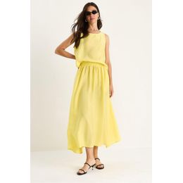 &Auml;rmelloses Scoop-Neck Tanktop und Midrock-Set