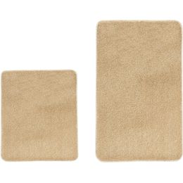 Badematte Kleine Wolke "RELAX", champagner, H:30mm, Polyacryl, Badematten, Badematte, Badteppich, meliert, rechteckig, rund & als Set erh&auml;ltlich
