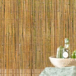 Sichtschutzzaunmatten Windhager "Mitake f&uuml;r Garten, Balkon und Terrasse aus Bambus", beige (natur), H:90cm, Bambus, Zaunelemente, Sicht- und Windschutzmatte erh&auml;ltlich in unterschiedlichen Gr&ouml;&szlig;en