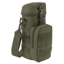 Schultertasche Brandit "Brandit Herren Big Bottle Holder", Herren, Gr. onesize, olive, Polyester, unifarben, Taschen Schultertasche
