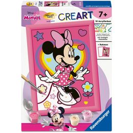 Malen nach Zahlen Ravensburger "CreArt, Bezaubernde Minnie", bunt, Malvorlagen, KinderB:14cm H:19cm, Made in Europe, B:14cm H:19cm
