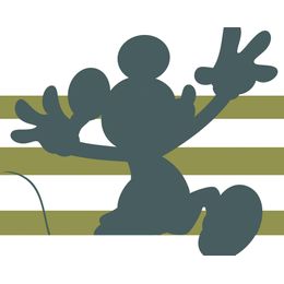Bild Komar "Mickey Shadow", gr&uuml;n (farbe bild(er): gr&uuml;n, wei&szlig;), B:40cm H:50cm, Holz, Papier, Bilder, Bild, Wandbild zur Dekoration im Kinderzimmer - ohne Rahmen