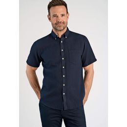 JACK'S INN 54 Kurzarmhemd JACK&rsquo;S "Freizeithemd (Kurzarm) Regular Fit", Herren, Gr. M, Normalgr&ouml;&szlig;en, blau (navy), Obermaterial: 70% Baumwolle, 30% Polyester, Hemden