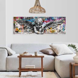 Deco-Panel Reinders "Funky Angel", bunt (farbe bild(er): bunt), B:156cm H:52cm T:2cm, Holzwerkstoff, Bilder