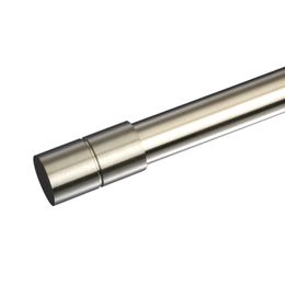 Gardinenstangen-Endst&uuml;ck Liedeco "Zylinder - Inox", silber (edelstahlfarben), B:2,4cm H:4,5cm L:4,5cm &Oslash;:2cm, Gardinenstangenendst&uuml;cke, Gardinenstangen-Endst&uuml;ck, 20 mm