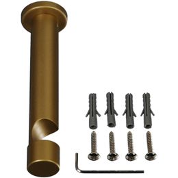 Tr&auml;ger Liedeco, grau (messingfarben), &Oslash;:2cm, Gardinenstangenhalterungen, f&uuml;r Gardinenstangen &Oslash; 20 mm