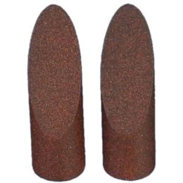 Gardinenstangen-Endst&uuml;ck Liedeco "Cut" Gr. 1, braun (rostbraun), H:2cm L:7cm &Oslash;:1,6cm, Gardinenstangenendst&uuml;cke, Gardinenstangen-Endst&uuml;ck, f&uuml;r Gardinenstangen &Oslash; 16 mm
