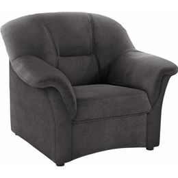Sessel DOMO collection "SARAFINA Breite 102 cm, auch mit Federkern f&uuml;r noch mehr Sitzkomfort", braun (espresso), B:102cm H:83cm T:81cm, Luxus-Microfaser (92% Polyester, 8% Nylon);Microfaser PRIMABELLE (100% Polyester);Microfaser PRIMABELLE (100% Polyester) / Struktur (90% Polyester; 10% Polyacryl), Sessel, Sessel, whlw. mit Federkern, elegantes Design
