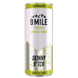 9 Mile Vodka Skinny Bitch (10 % vol 0,33 Liter)