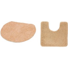 Badematte Kleine Wolke "RELAX", champagner, H:30mm, Polyacryl, Badematten, Badematte, Badteppich, meliert, rechteckig, rund & als Set erh&auml;ltlich