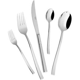 Besteck-Set Mulex "Morena", silber (silberfarben), 30 Stk., Edelstahl, Essbesteck-Sets, hochglanzpoliert