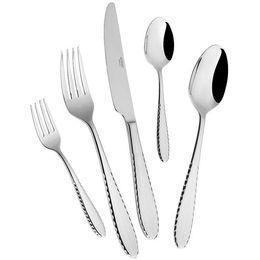 Besteck-Set Mulex "Payette", silber (silberfarben), 30 Stk., Edelstahl 18/0, Essbesteck-Sets, poliert