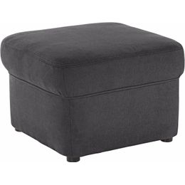 Polsterhocker DOMO collection "SARAFINA 61x61 cm, hochwertig und komfortabel", braun (espresso), B:61cm H:40cm T:61cm, Microfaser PRIMABELLE (100% Polyester) / Struktur (90% Polyester; 10% Polyacryl);Luxus-Microfaser (92% Polyester, 8% Nylon);Microfaser PRIMABELLE (100% Polyester), Hocker, Polsterhocker
