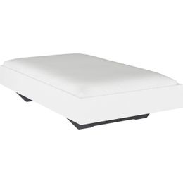 Futonbett Rauch "Phoenix", wei&szlig;, B:125cm H:41cm L:206cm, Betten, Futonbett, ohne Kopfteil