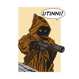 Bild Komar "Star Wars Classic Comic Quote Java", bunt (farbe bild(er): bunt), B:50cm H:70cm, Holz, Papier, Bilder, Bild, Wandbild zur Dekoration im Kinderzimmer - ohne Rahmen