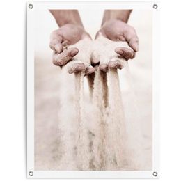 Poster Reinders "Sand", beige (farbe bild(er): beige), B:60cm H:80cm T:0,1cm, Leinwand, Bilder, Poster