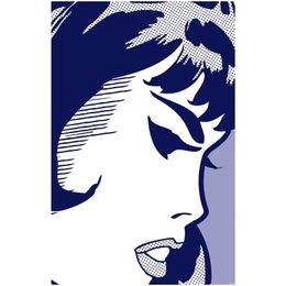 Bild Komar "Agent Black Widow", blau (farbe bild(er): blau), B:50cm H:70cm, Holz, Papier, Bilder, Bild, Wandbild zur Dekoration im Kinderzimmer - ohne Rahmen