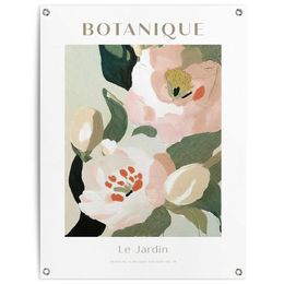 Poster Reinders "Botanique", gr&uuml;n (farbe bild(er): gr&uuml;n), B:60cm H:80cm T:0,1cm, Bilder, Poster, Garten - Leinwand - Blumen und Pflanzen - 60x80 cm