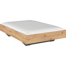 Futonbett Rauch "Phoenix", braun (eichefarben artisan), B:145cm H:41cm L:206cm, Betten, Futonbett, ohne Kopfteil
