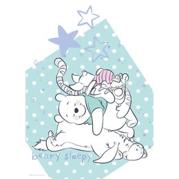Bild Komar "Winnie the Pooh Beary Sleepy", bunt (farbe bild(er): bunt), B:50cm H:70cm, Holz, Papier, Bilder, Bild, Wandbild zur Dekoration im Kinderzimmer - ohne Rahmen