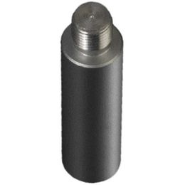Deckentr&auml;gerverl&auml;ngerung Liedeco "Power", grau (aluminiumfarben), L:5cm &Oslash;:2cm, Gardinenstangenhalterungen, f&uuml;r Gardinenstangen &Oslash; 20 mm