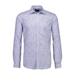 Businesshemd LINDBERGH "Business-Casual-Hemd (Langarm) Modern Fit", Herren, Gr. L, Normalgr&ouml;&szlig;en, blau, Obermaterial: 100% Baumwolle, Hemden