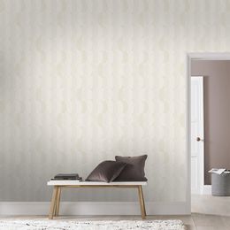 Vliestapete SUPERFRESCO EASY "Wilger Weiss 10mx52cm", beige (wei&szlig;), B:0,52m L:10m, Vlies, Tapeten, Wilger 1000x52cm