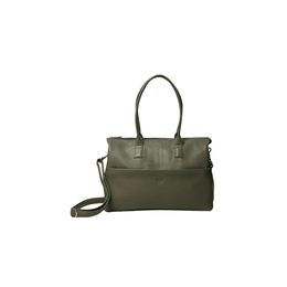 Handtasche still nordic "still nordic Bag Anouk", Damen, Gr. onesize, schwarz olive, Obermaterial: 100% Leder, Taschen Handtasche