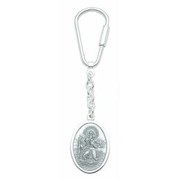 Adelia&acute;s Kettenanh&auml;nger ADELIA&acute;S "Anh&auml;nger Christophorus 925 Silber &ndash; Silberanh&auml;nger Christophorus", silber, Schmuckanh&auml;nger, Damen, Silber 925 (Sterlingsilber), Kettenanh&auml;nger, Silberanh&auml;nger Christophorus