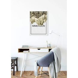 Bild Komar "Immersion Sand", bunt (farbe bild(er): bunt), B:30cm H:40cm, Holz, Papier, Bilder, Bild, Wandbild zur Dekoration - ohne Rahmen