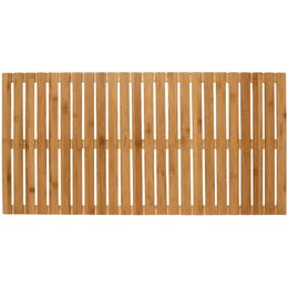 Saunabodenrost Wenko, beige (natur), H:23mm, Bambus, Badematten, Bambus, 50 x 100 cm