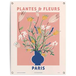 Poster Reinders "Blumen", bunt (farbe bild(er): bunt), B:60cm H:80cm T:0,1cm, Leinwand, Bilder, Poster, Outdoor f&uuml;r Garten oder Balkon
