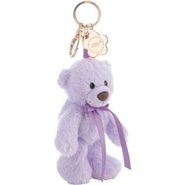 Pl&uuml;schanh&auml;nger Nici "Classic Bear, B&auml;r Finni, lila, 13 cm", lila, Pl&uuml;schfiguren, KinderB:8cm H:13cm L:6cm, Pl&uuml;sch, Polyester, mit Charm, B:8cm H:13cm L:6cm