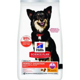 Hill's Hill's Hill&rsquo;s Science Plan Trockenfutter Hund, Perfect Digestion, Small & Mini Breed Adul, mit Huhn und braunem Reis 3 kg