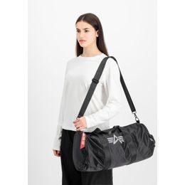 Tragetasche Alpha Industries "Ripstop Packable Gym Bag", schwarz, Obermaterial: 100% Nylon, Taschen