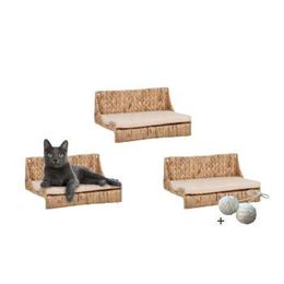 Rohrschneider &reg; Katzenkletterwand Fenja naturfarben 1,2 m, 25 cm, 20 cm